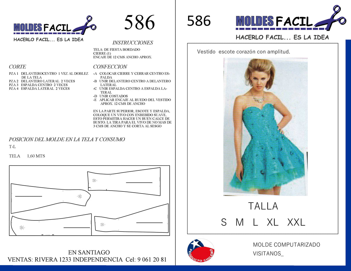 Vestido Bordado Corte Evasé – Mi tienda